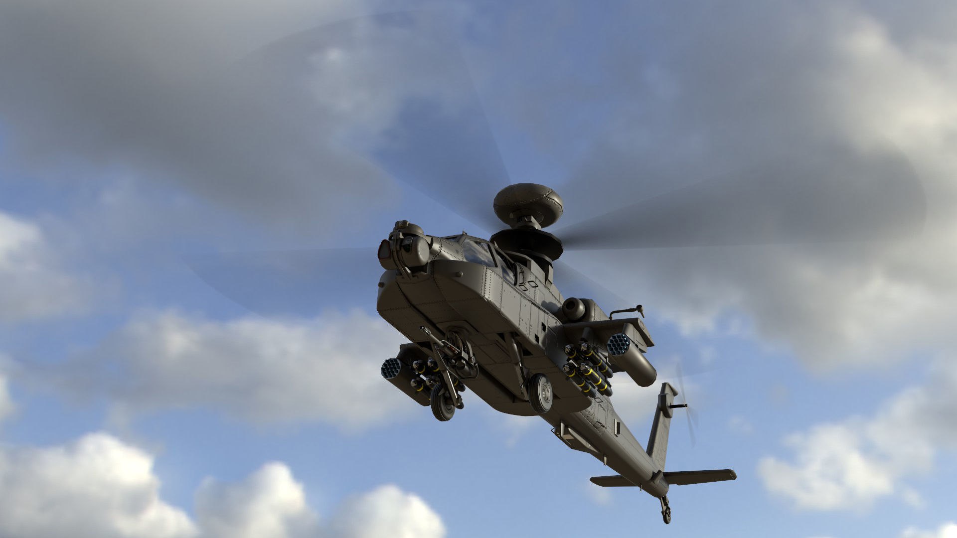 AH-64D Apache 3D Model - TurboSquid 2053302