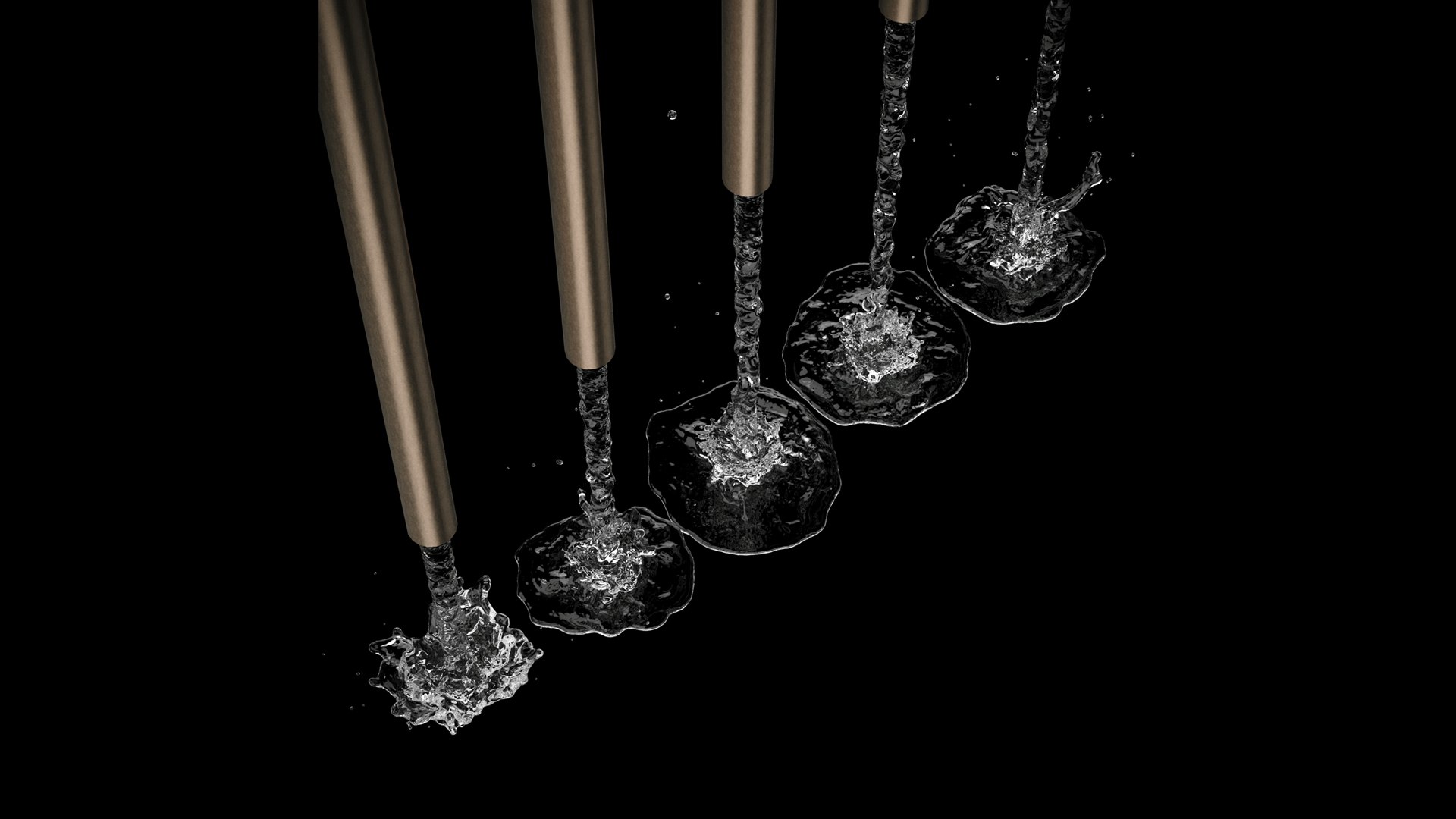 Water Jets Splash 3D Model - TurboSquid 1700433