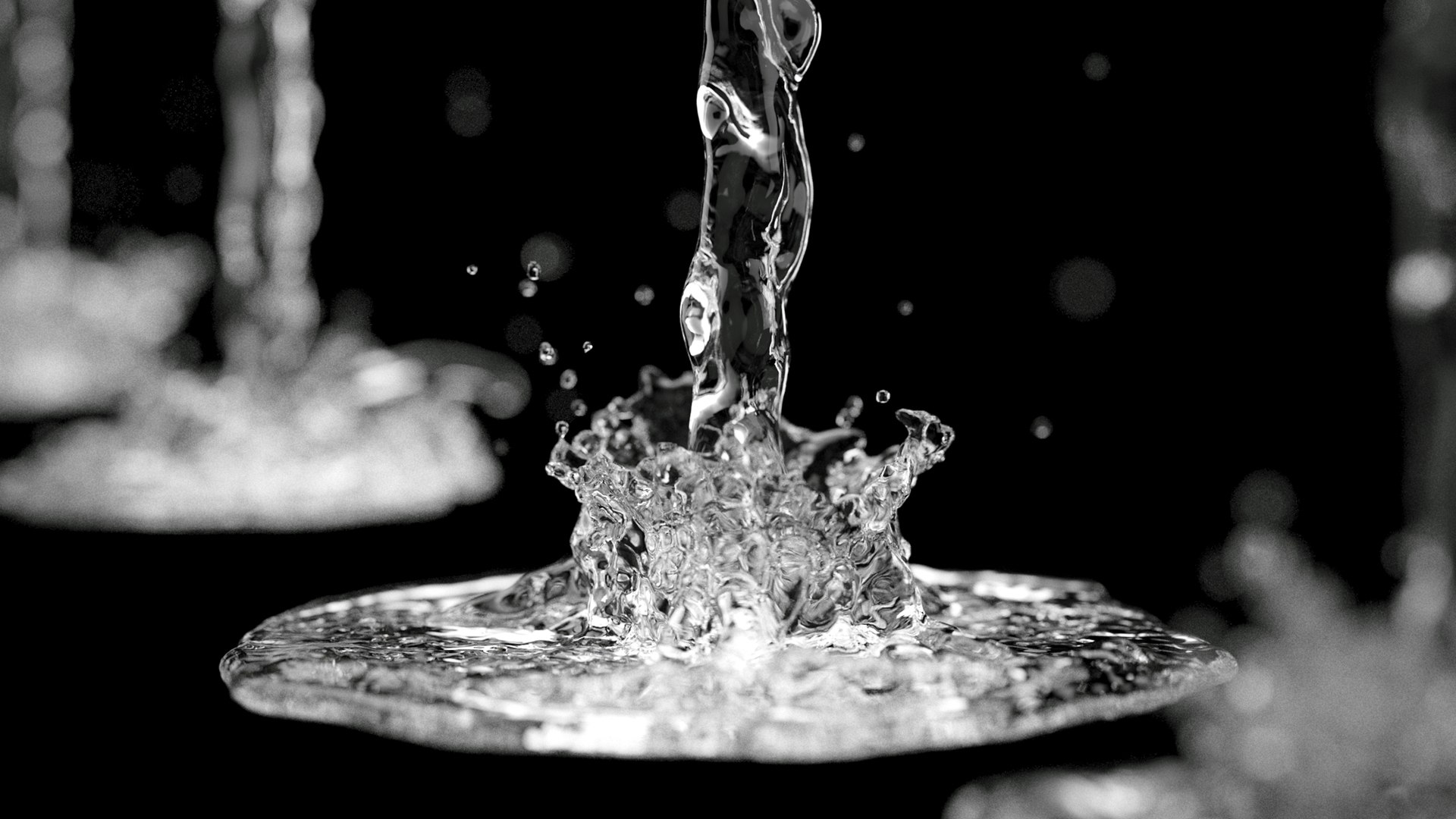 Water Jets Splash 3D Model - TurboSquid 1700433