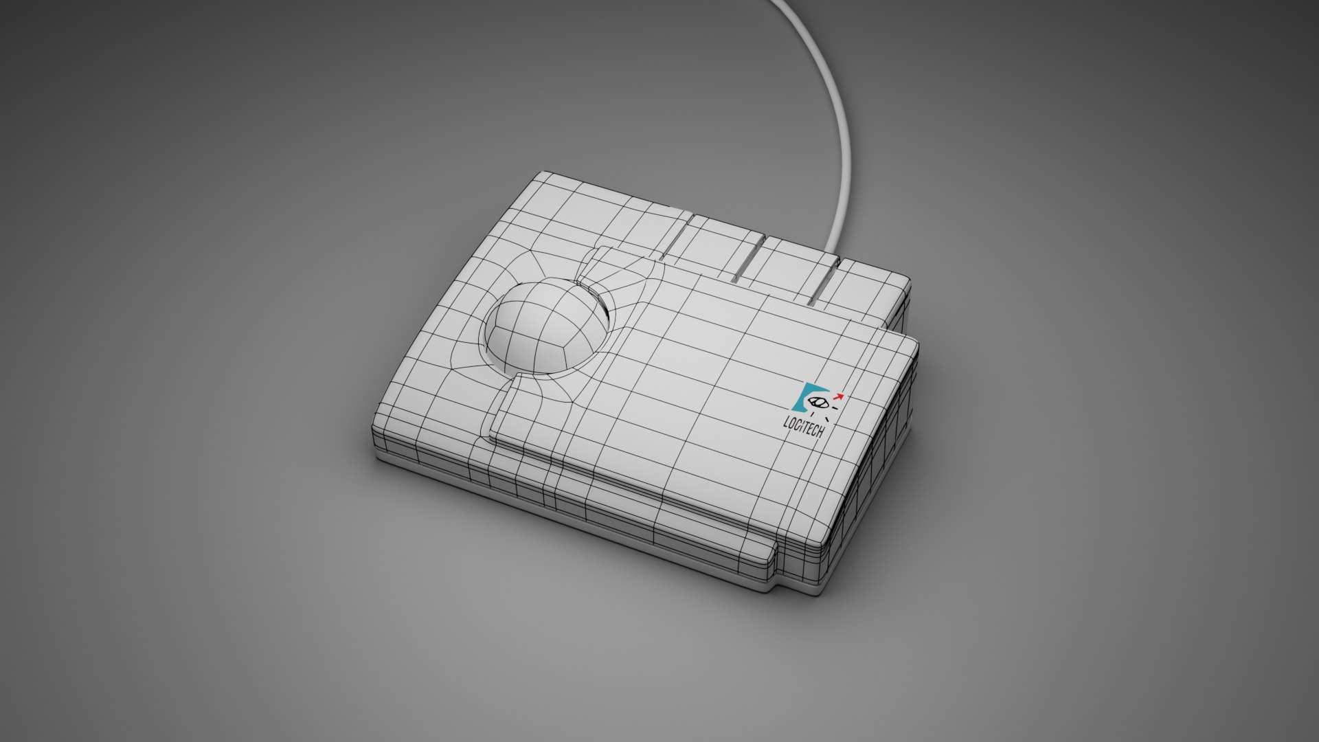 Logitech TrackMan Computer Mouse 1989 3D - TurboSquid 1785006