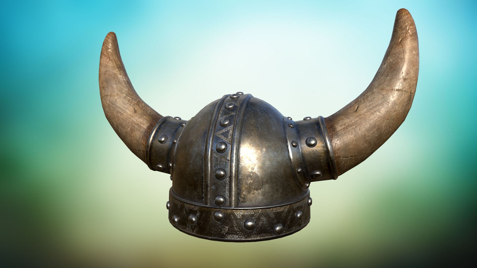 3D Stylized metal helmet of a knight PBR game ready Low-poly 3D model ...