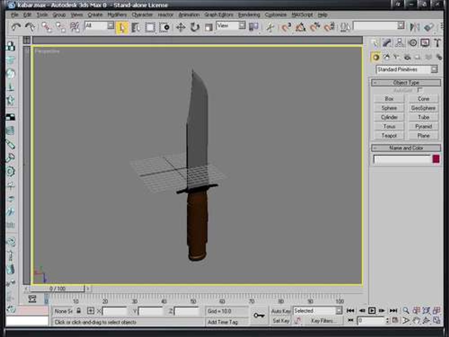 Free Kabar Knife 3d Model