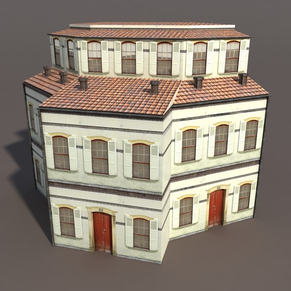 building exterior modelled 3d model