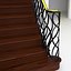 stairs wrought iron railing 3d dxf