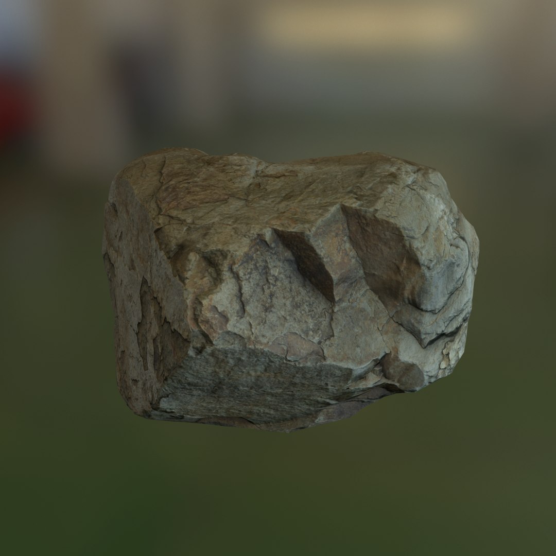 3d 3ds Rock Unity3d