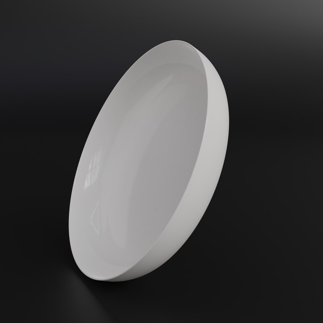 3D Porcelain Deep Plate Model - TurboSquid 1975788