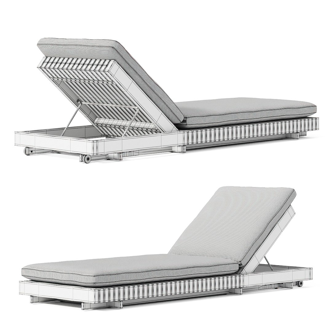 3D CAICOS CHAISE Model - TurboSquid 1730898