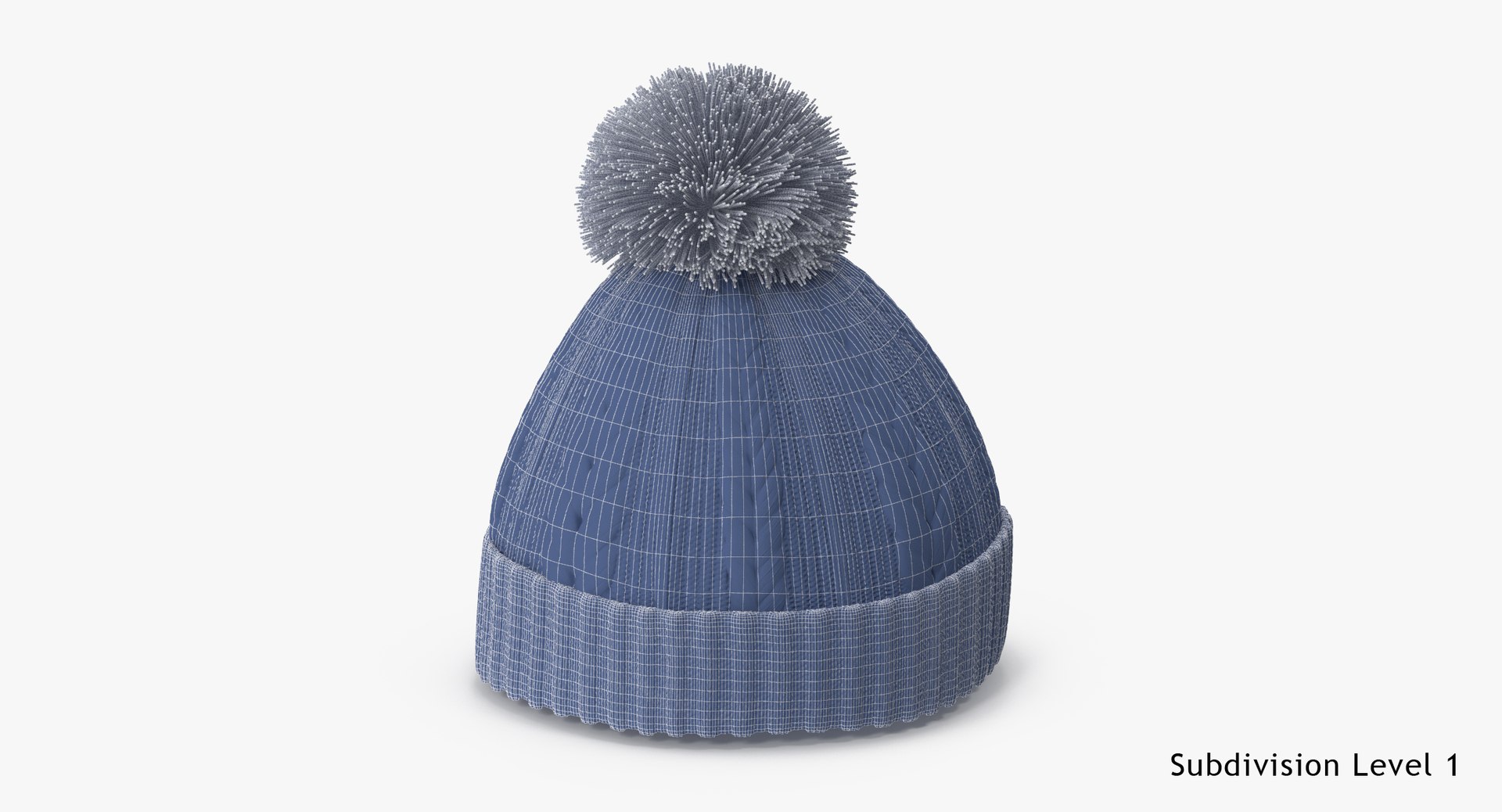 3d Winter Hat 01 Model