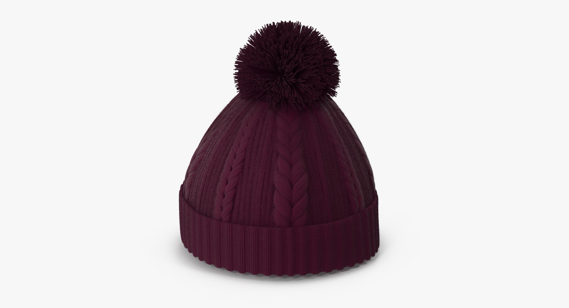 3d Winter Hat 01 Model