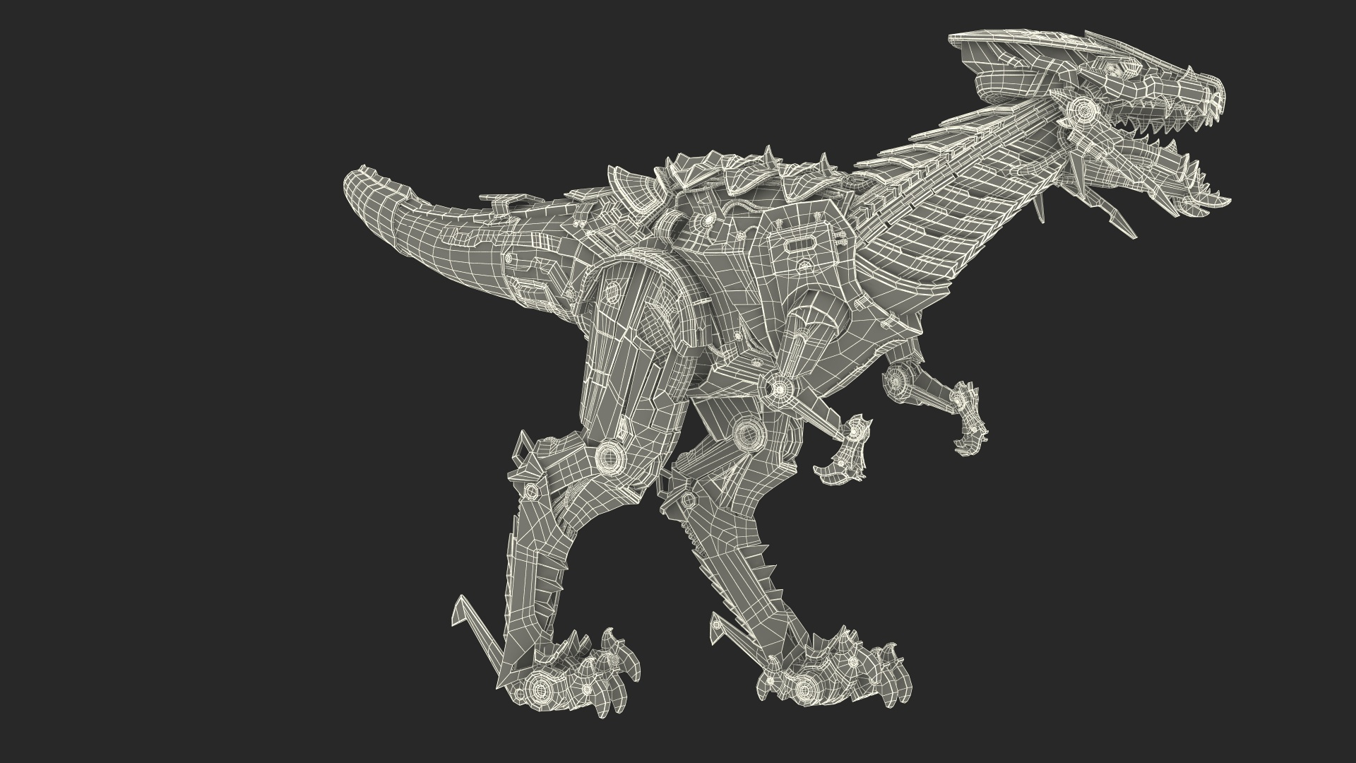 Robotic T-Rex Walking Pose 3D - TurboSquid 2235933