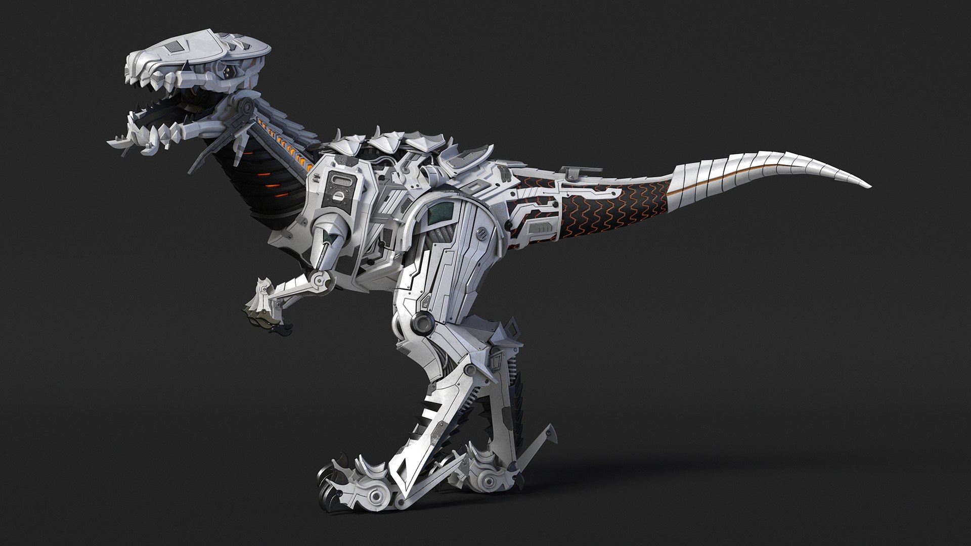 Robotic T-Rex Walking Pose 3D - TurboSquid 2235933