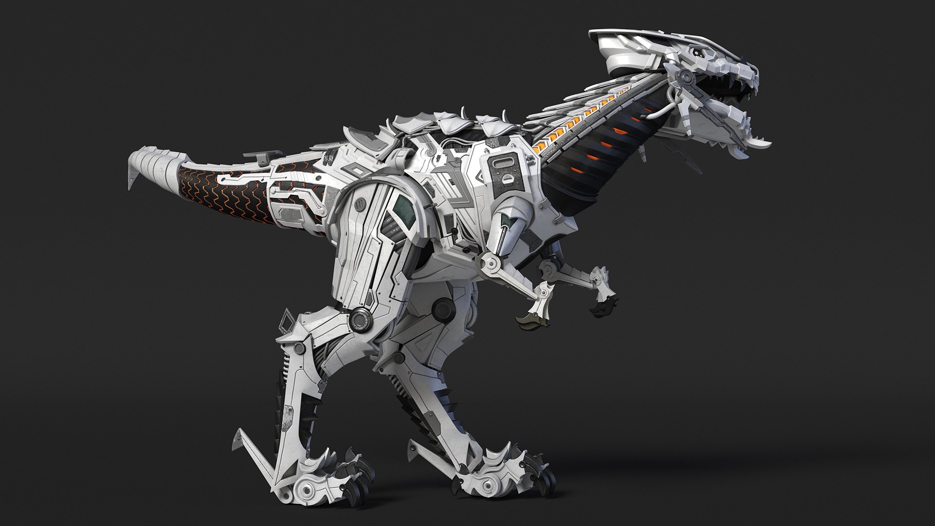 Robotic T-Rex Walking Pose 3D - TurboSquid 2235933