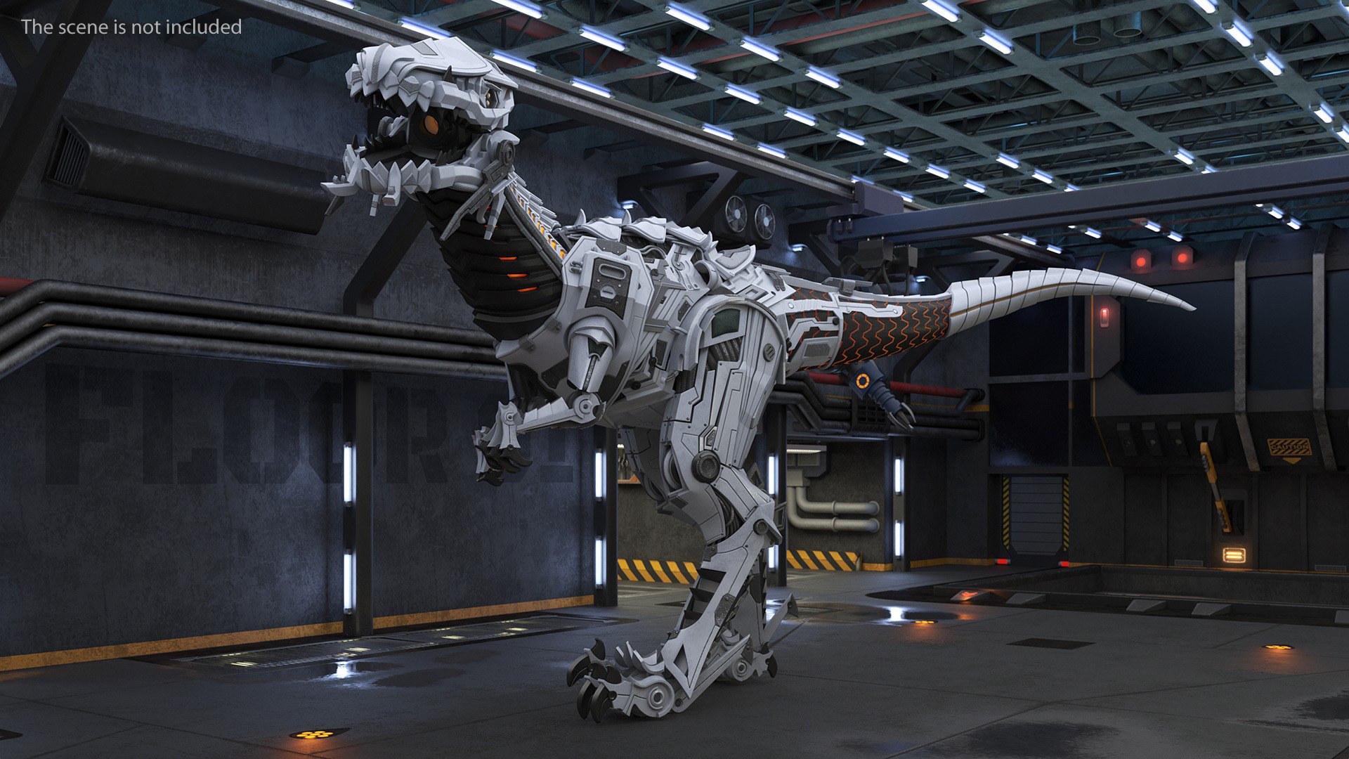 Robotic T-Rex Walking Pose 3D - TurboSquid 2235933