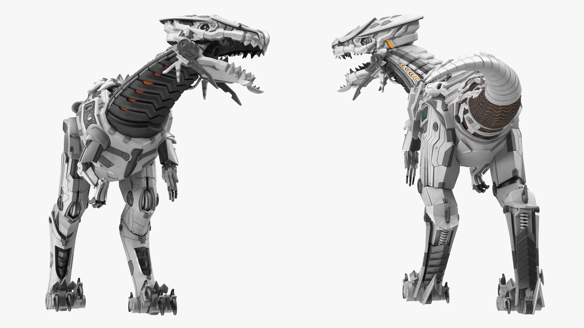 Robotic T-Rex Walking Pose 3D - TurboSquid 2235933
