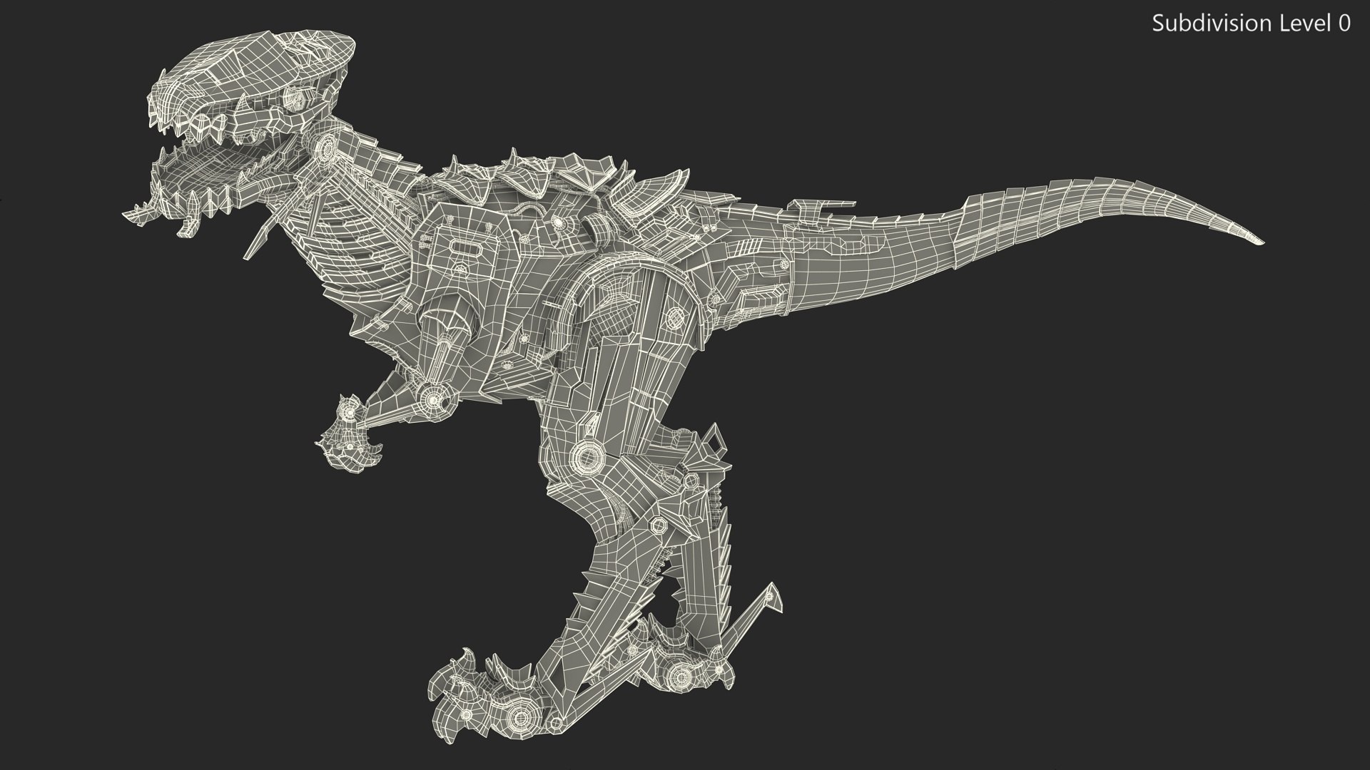 Robotic T-Rex Walking Pose 3D - TurboSquid 2235933