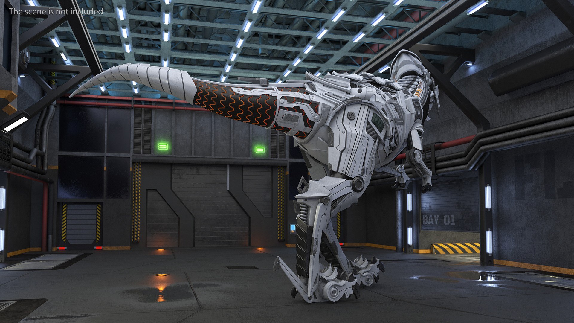 Robotic T-Rex Walking Pose 3D - TurboSquid 2235933