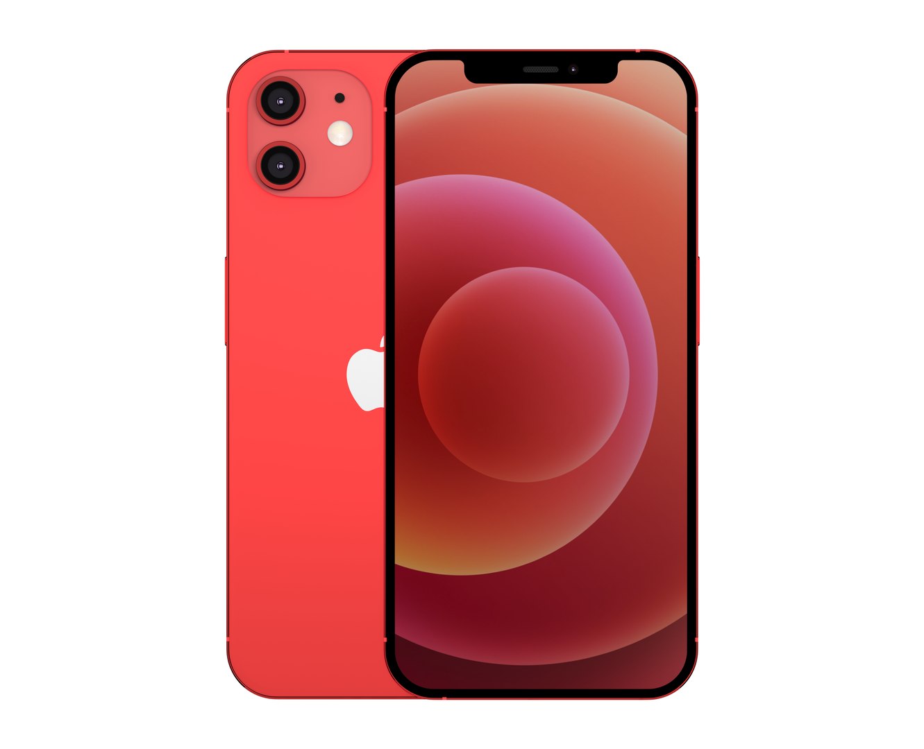 Apple iphone 12 red 3D model - TurboSquid 1643800