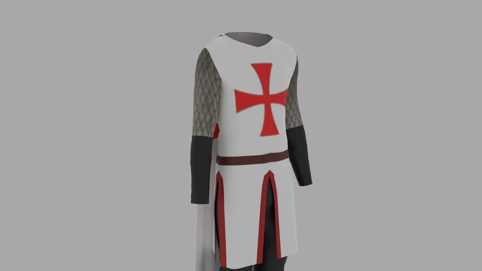 Templar Knight Costume 3D Model - TurboSquid 1973387