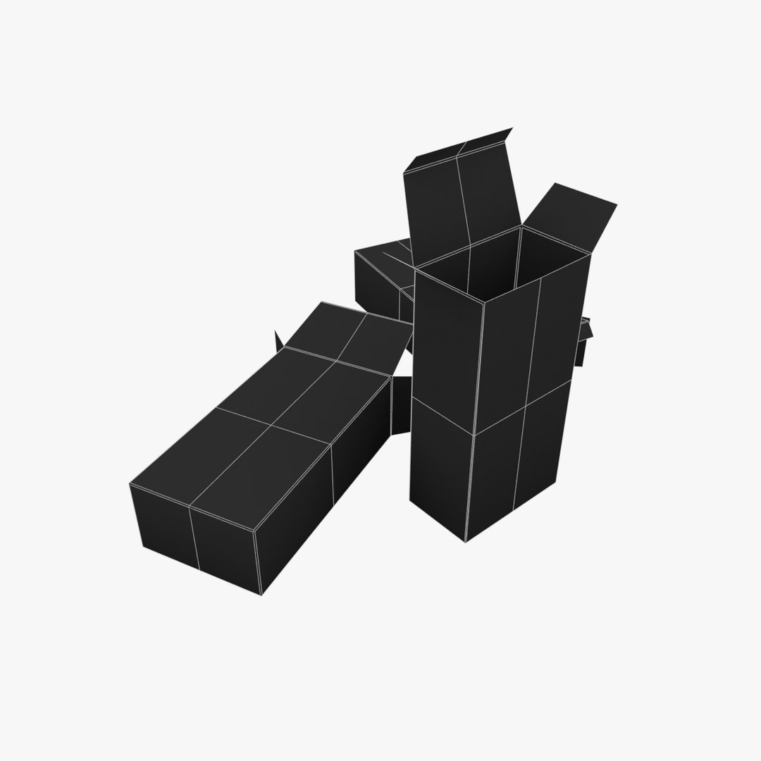 3D Army K-rations Boxes Model - TurboSquid 1188570