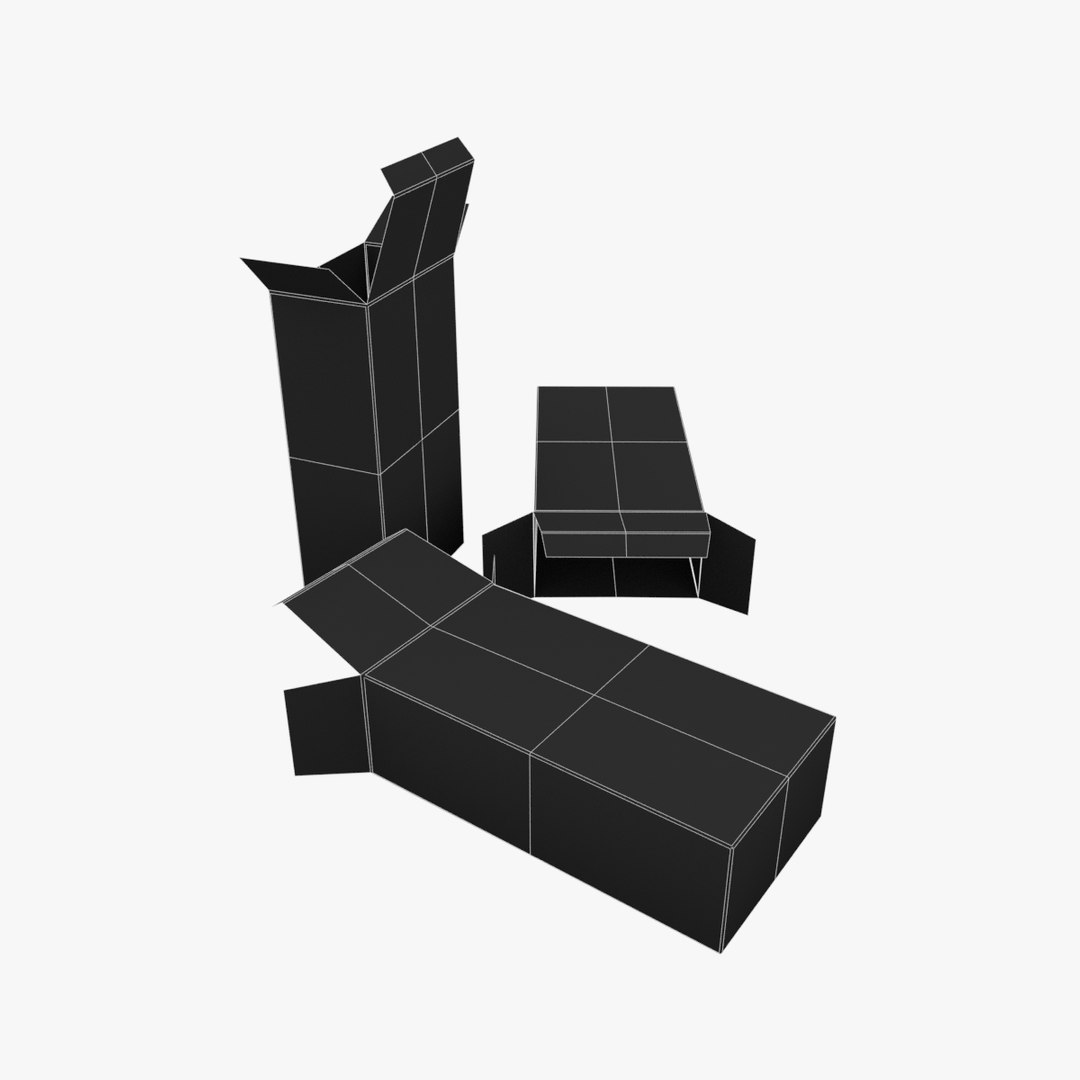 3D Army K-rations Boxes Model - TurboSquid 1188570