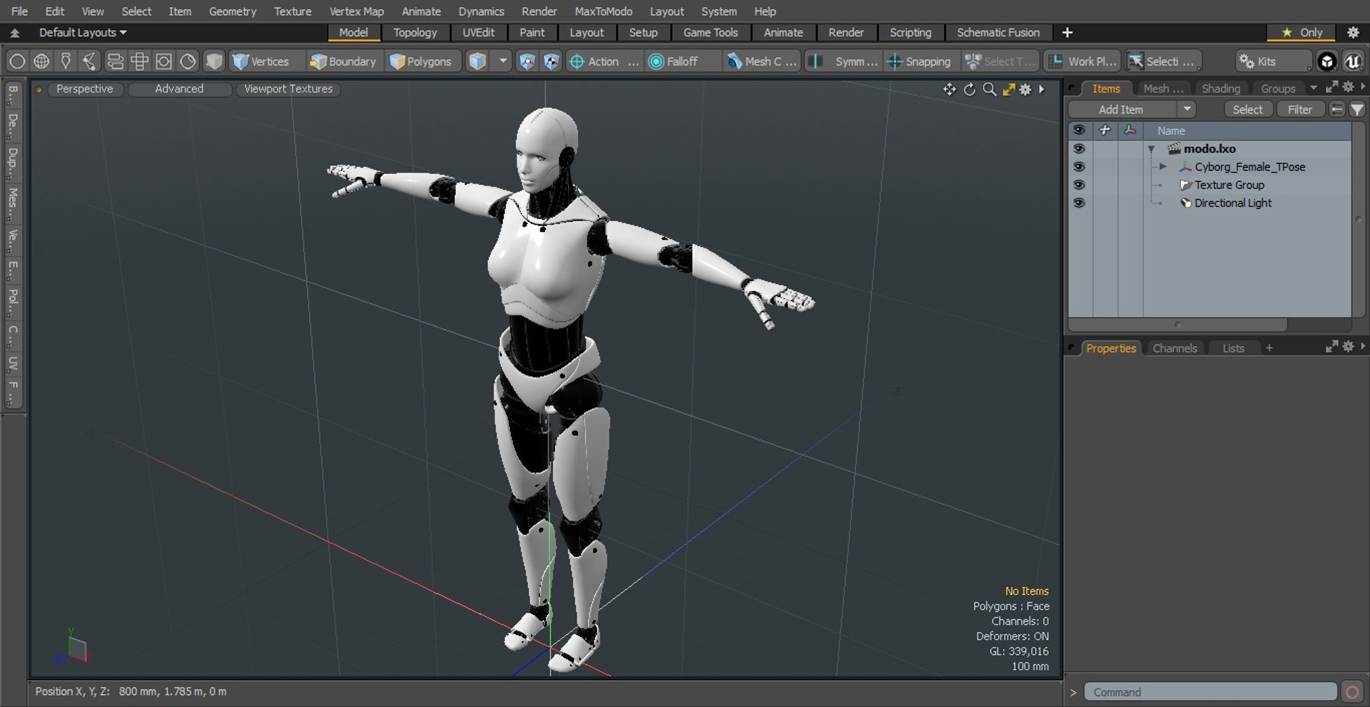 Cyborg Female T-Pose 3D model - TurboSquid 2096371