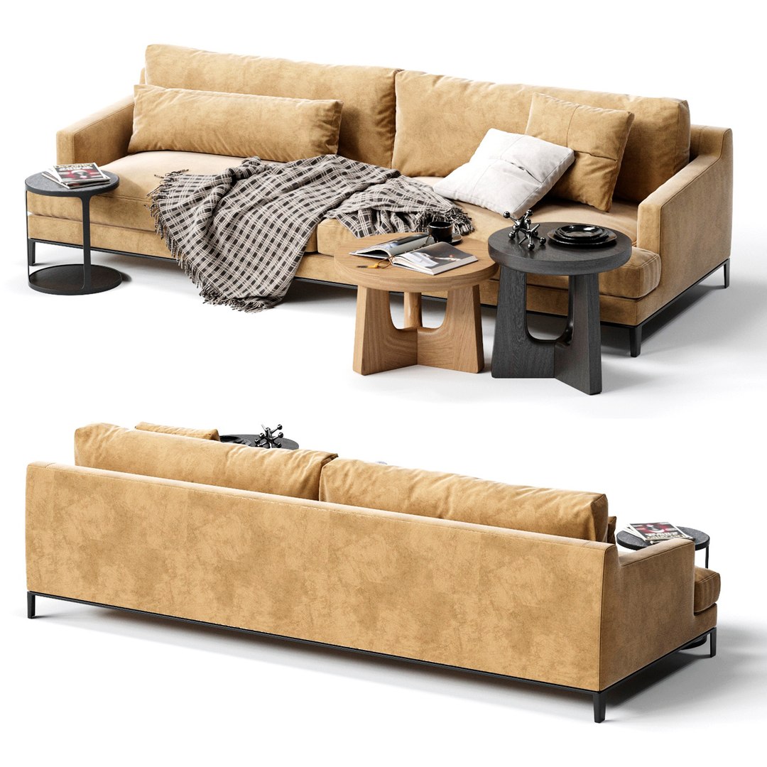 3D model poliform bellport sofa - TurboSquid 1284251