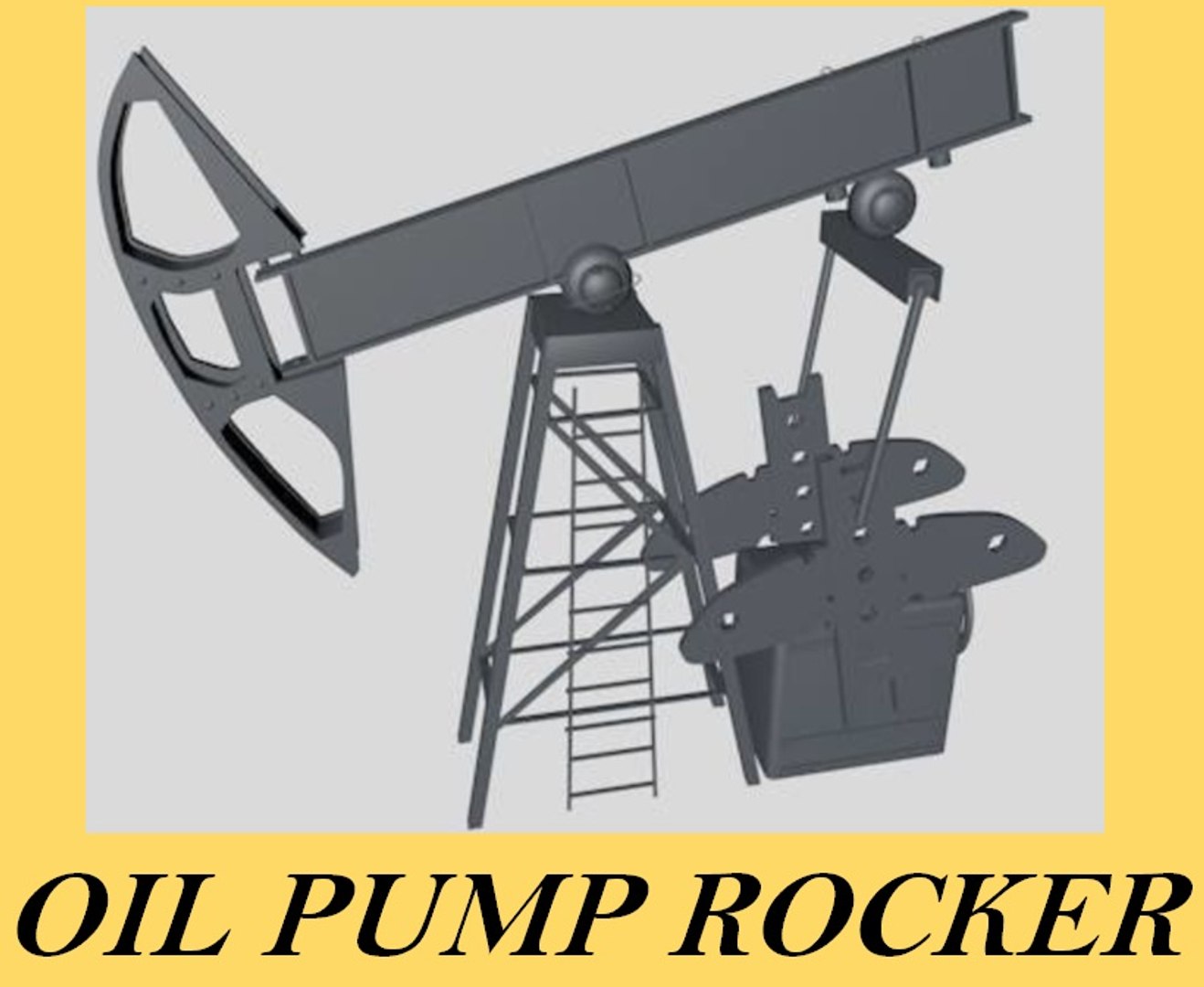 oil rocker pump 3d 3ds