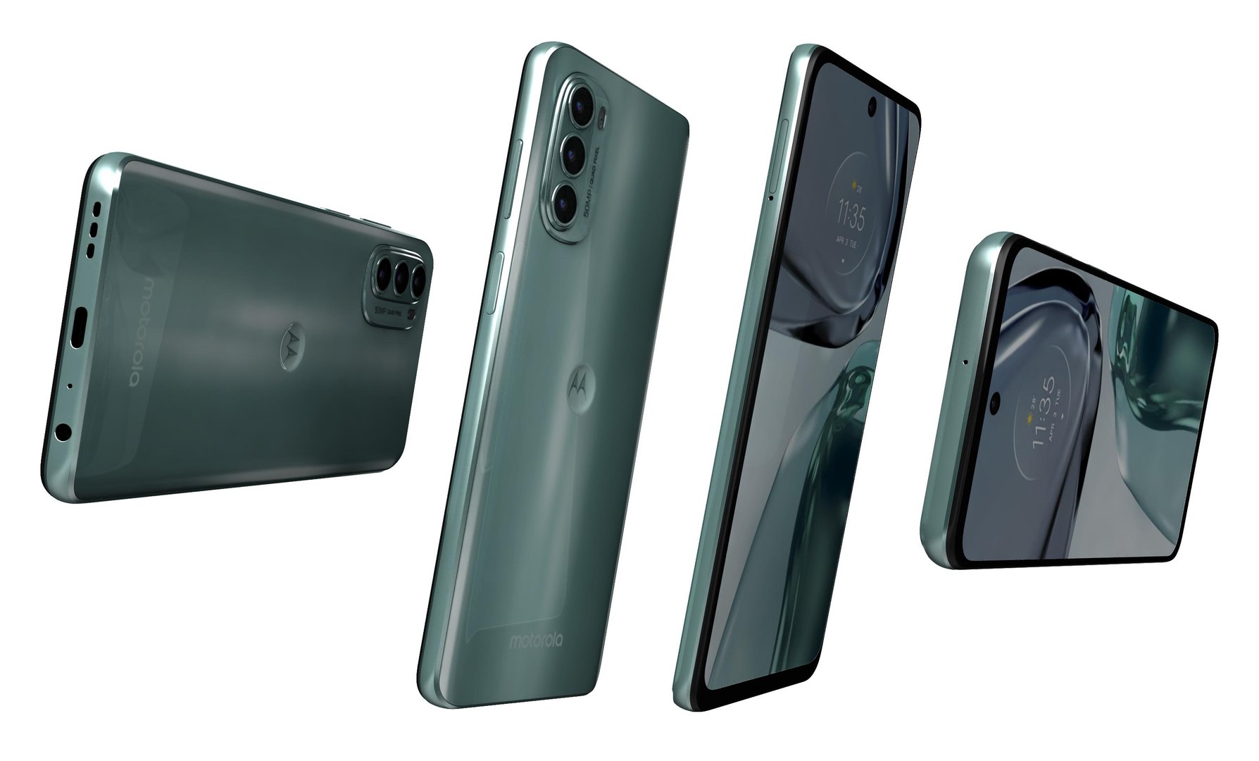 Motorola Moto G62 5G Green 3D Model - TurboSquid 1946265