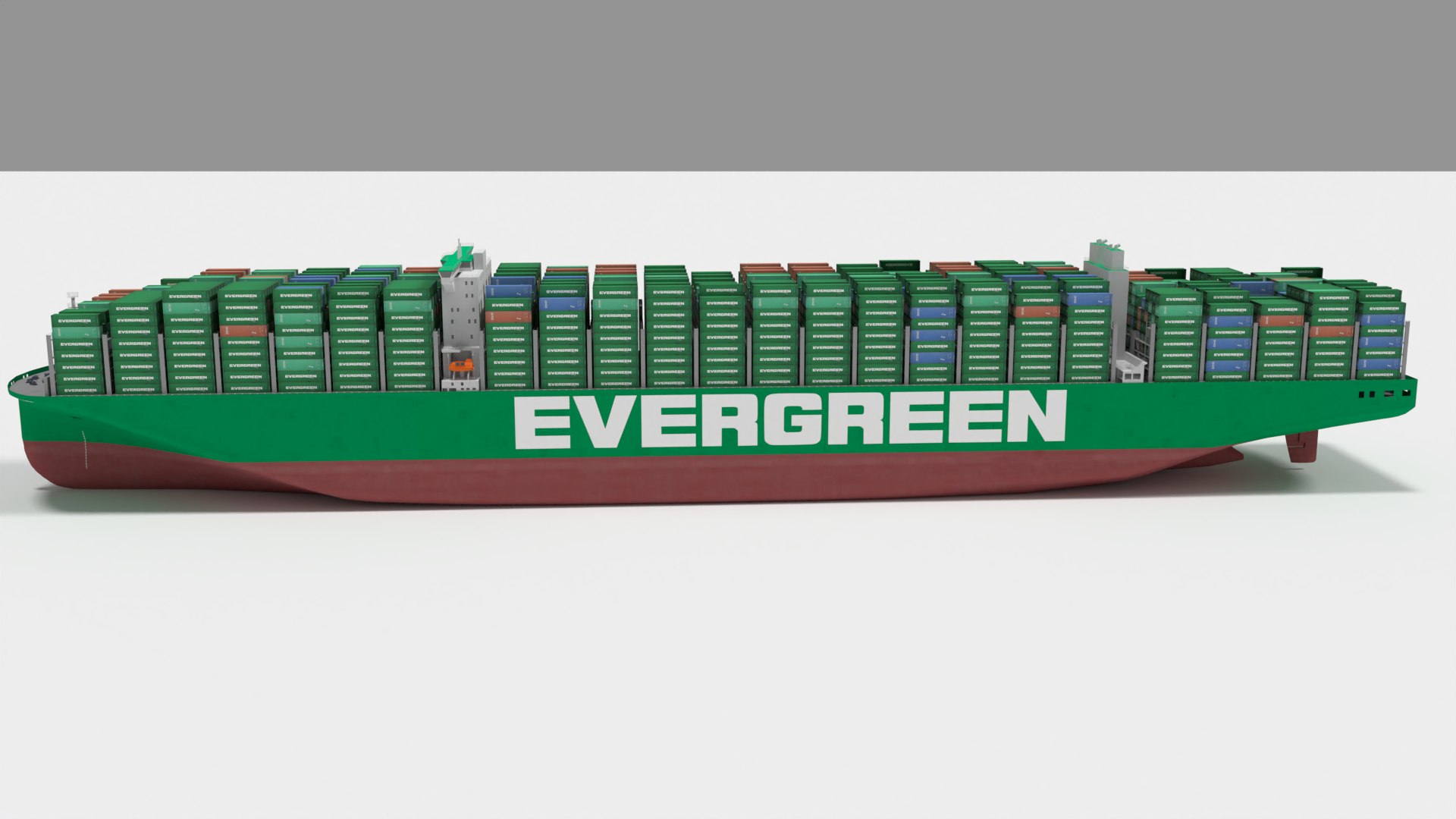 Ever Ace Container Ship Lowpoly 3D Model - TurboSquid 1943906
