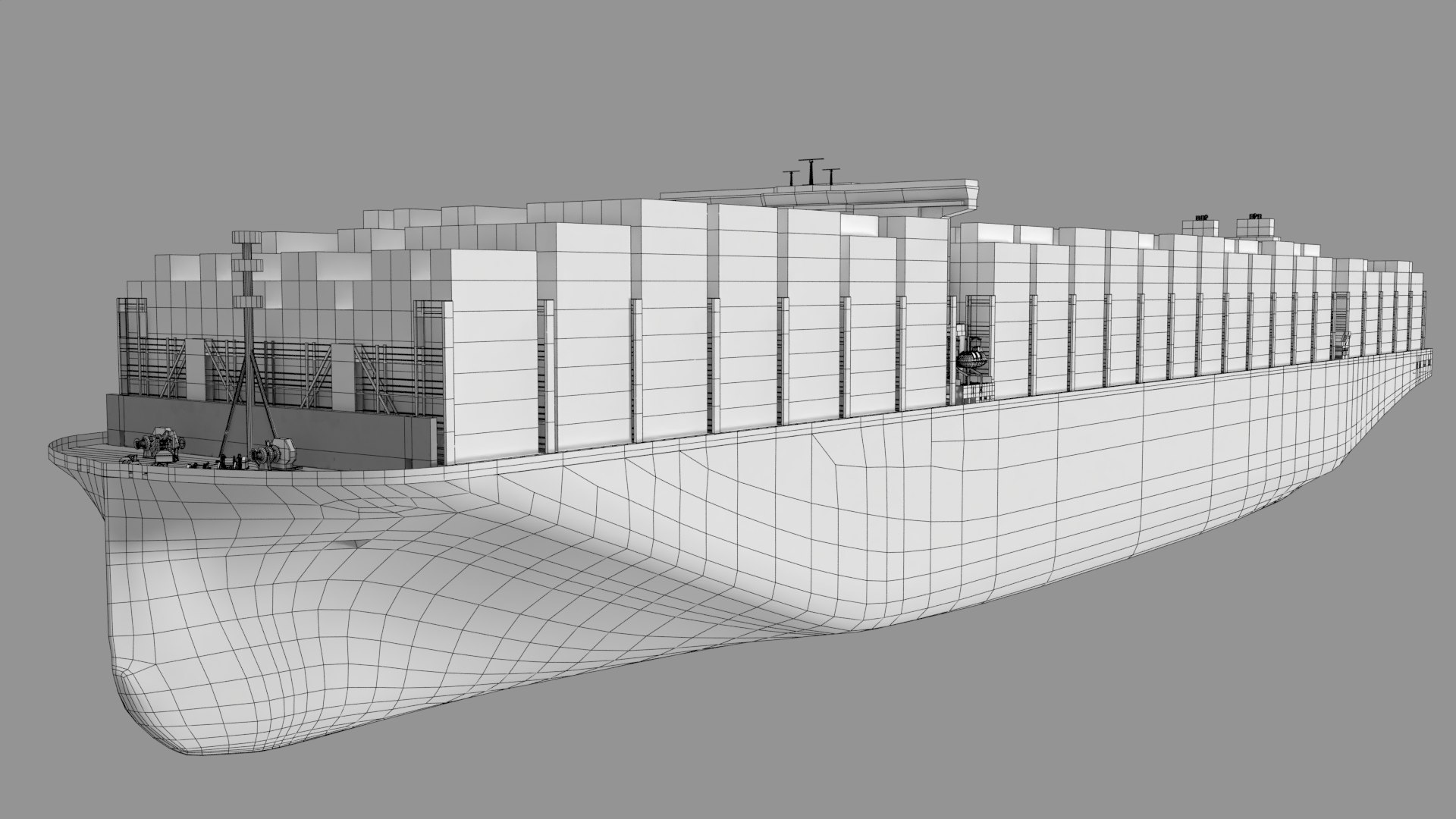 Ever Ace Container Ship Lowpoly 3D Model - TurboSquid 1943906