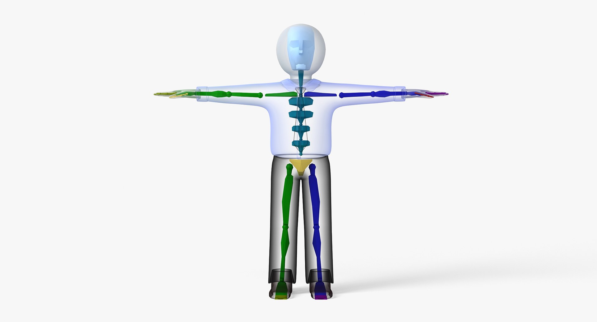 Rigged Biped 3d 3ds