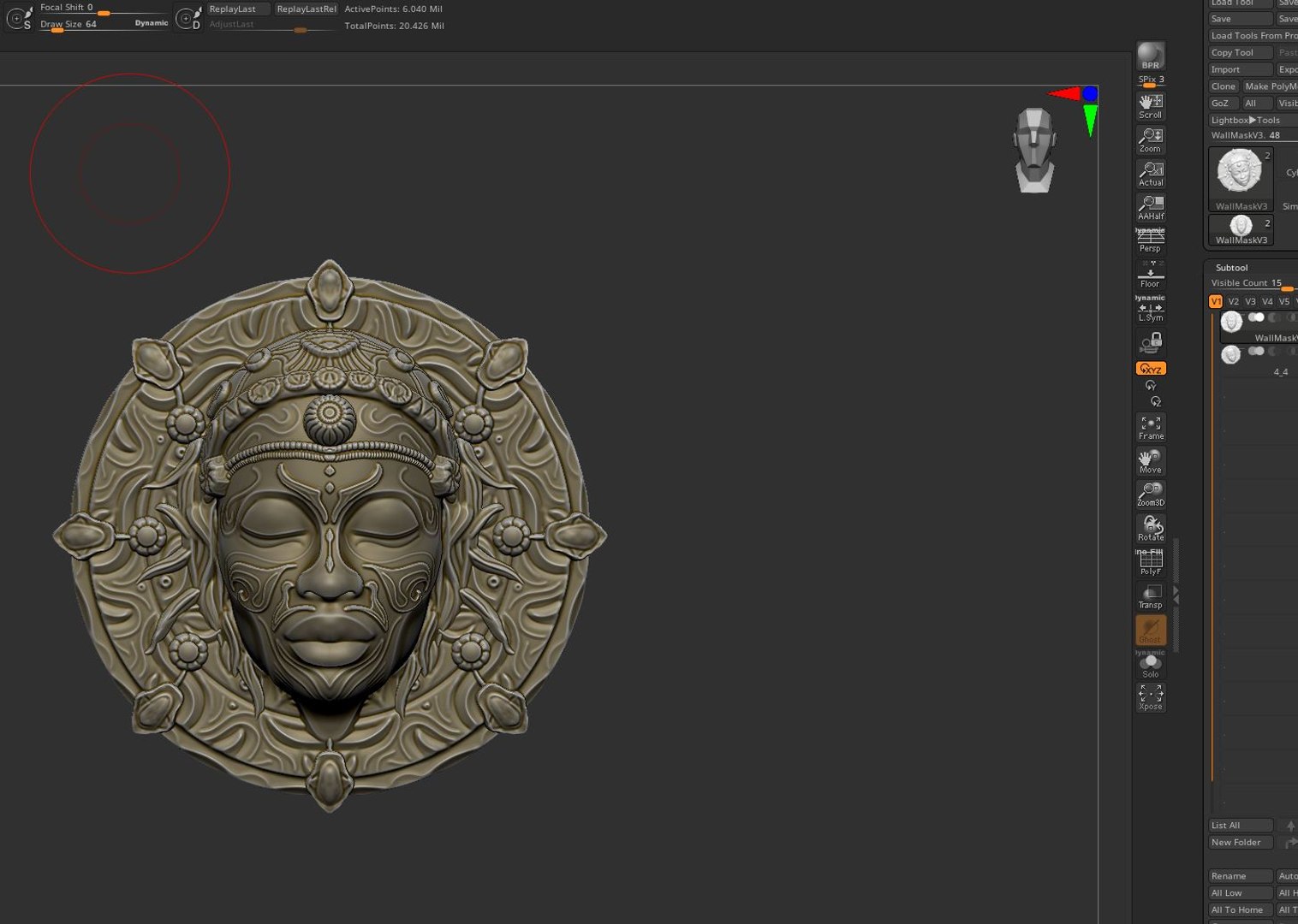 Wall Mask 3D - TurboSquid 2286287