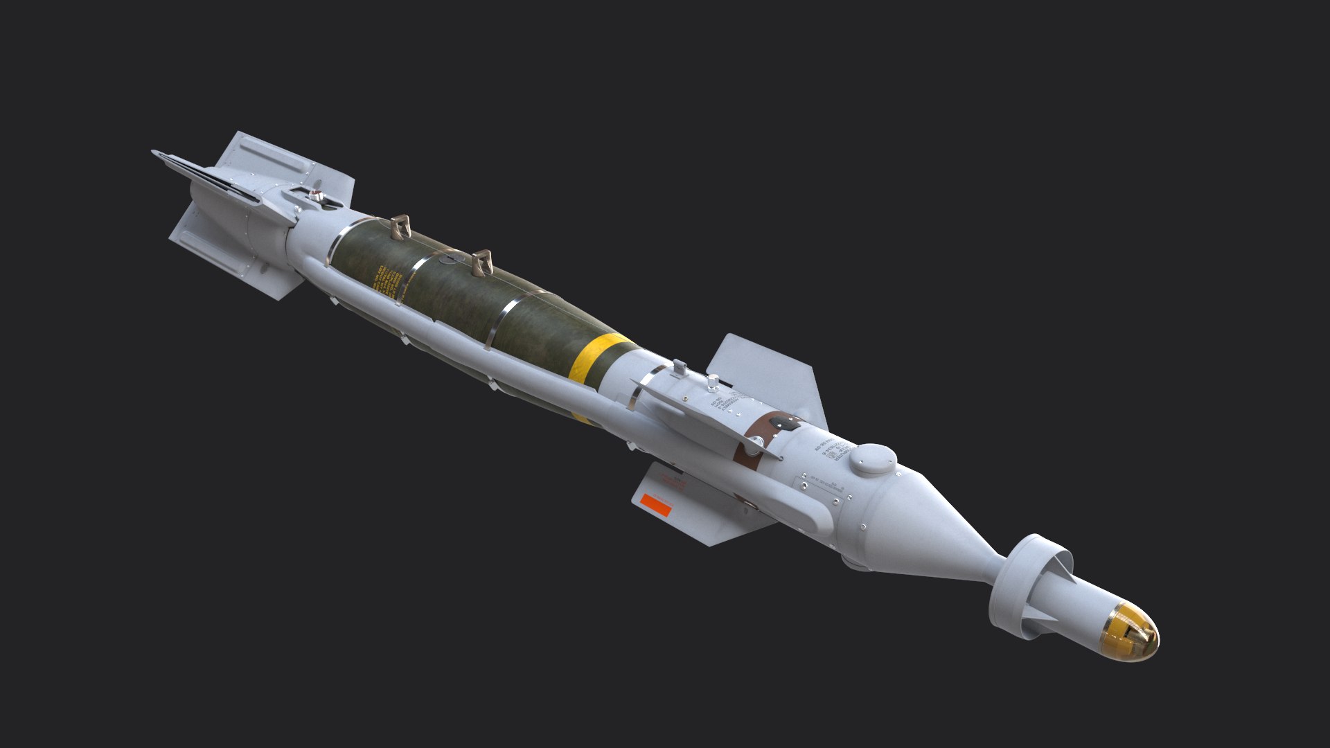 GBU-49B Paveway II 3D Model - TurboSquid 2197165