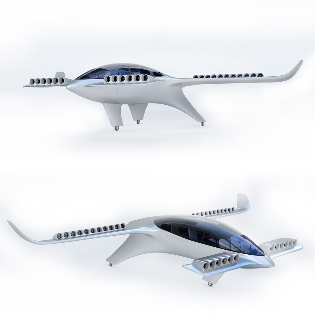 Lilium Jet Flying Taxi P Model - TurboSquid 1760584