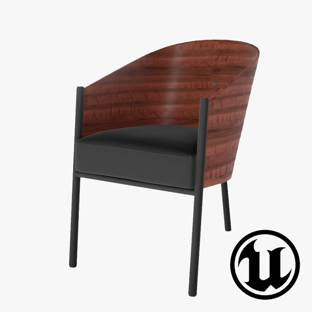 unreal coste chair ue4 3d x