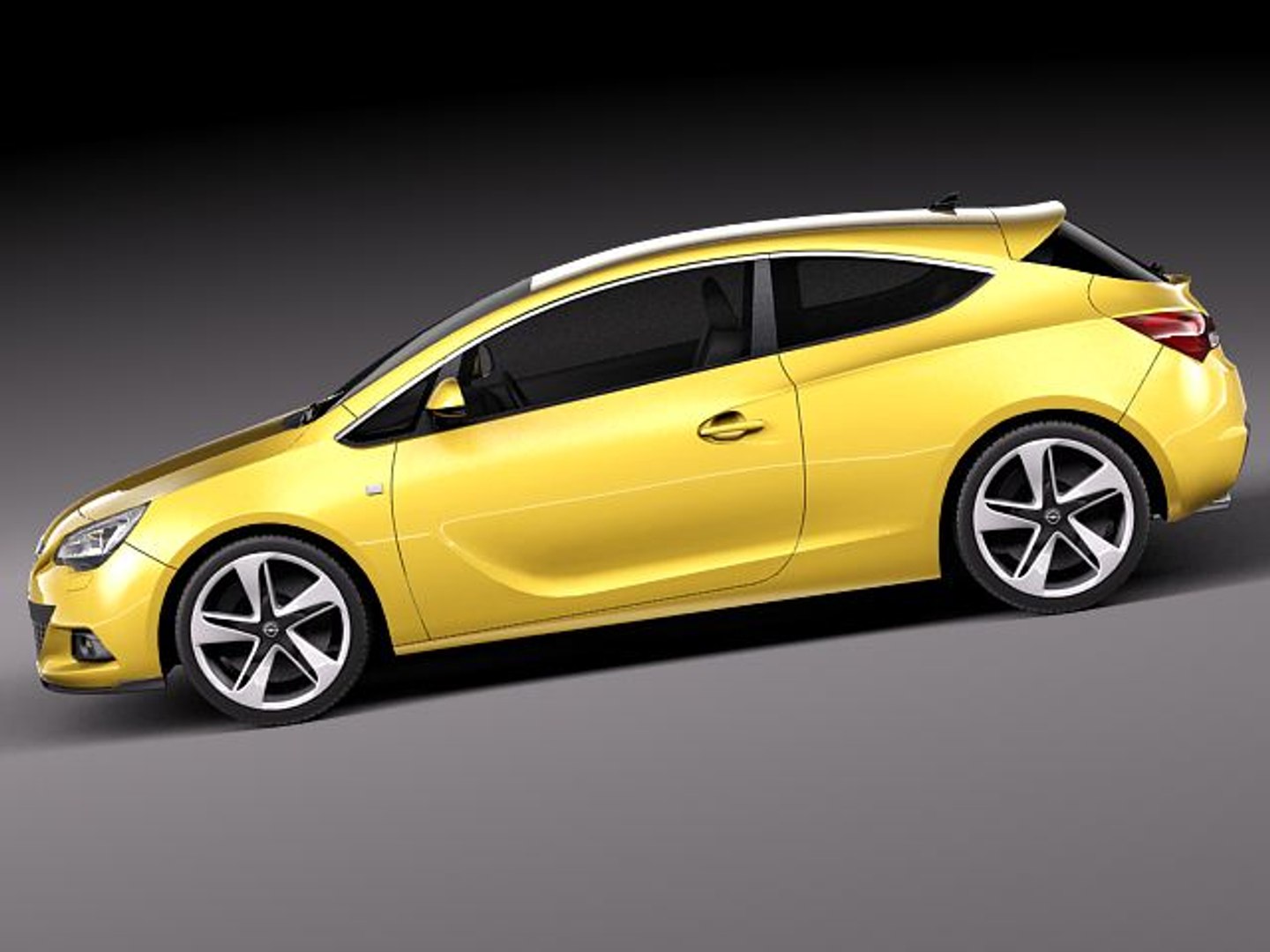 Opel Astra Gtc 2012 3d Max