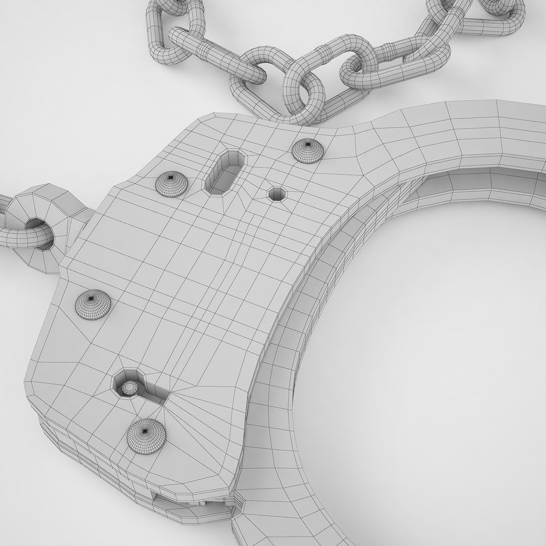 3D model handcuffs - TurboSquid 1216998