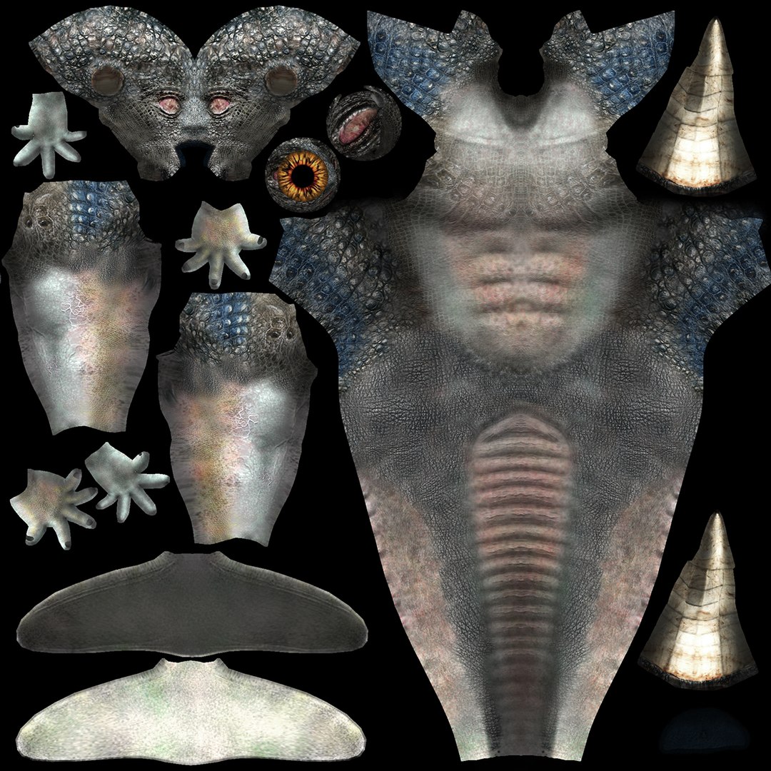 3d sea monster