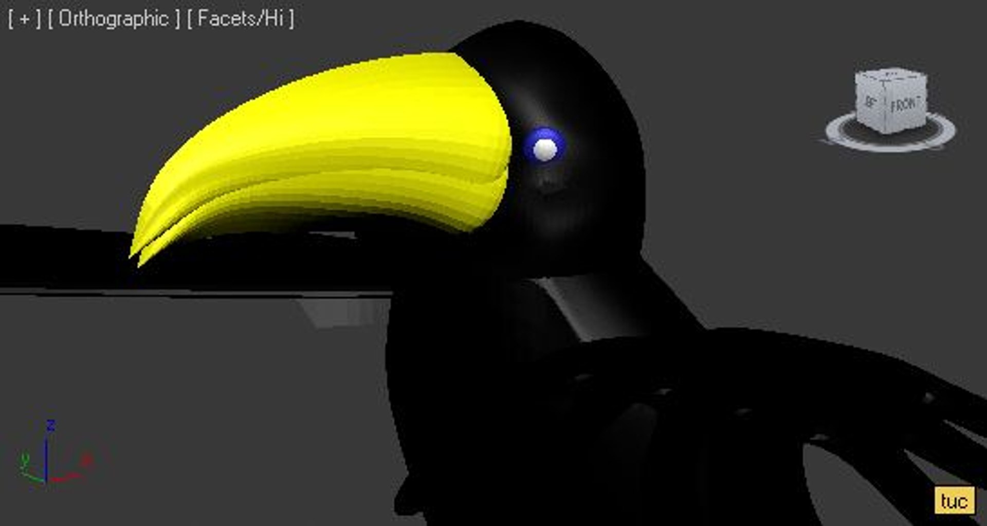 Crow Bird 3d Model