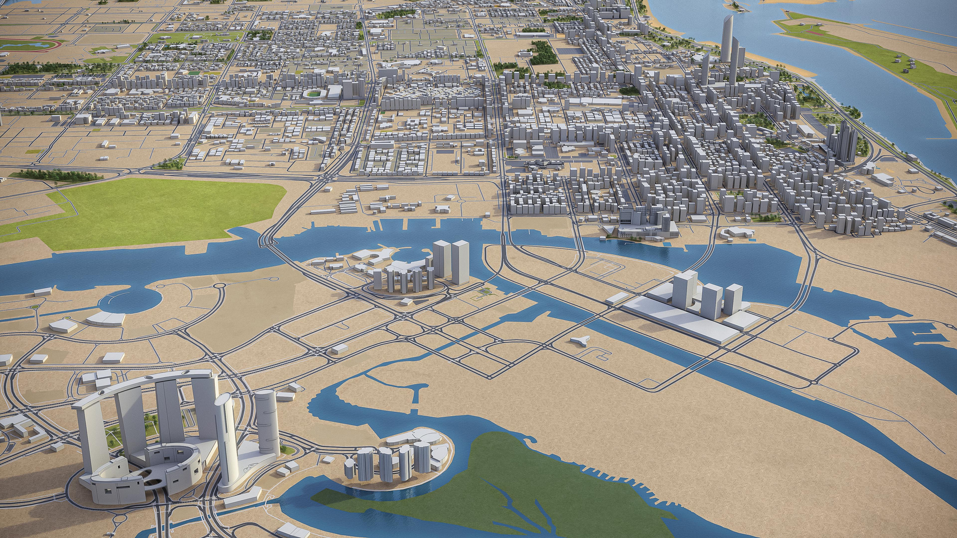 3D uae united arab - TurboSquid 1506615