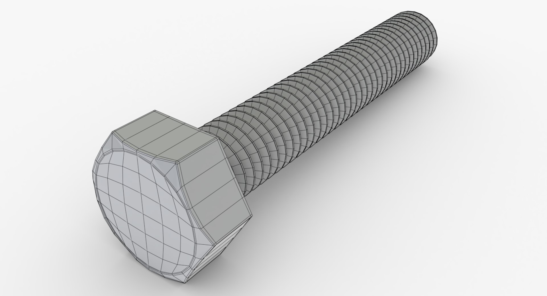 Hex Bolt M5x30 3D Model - TurboSquid 1366693