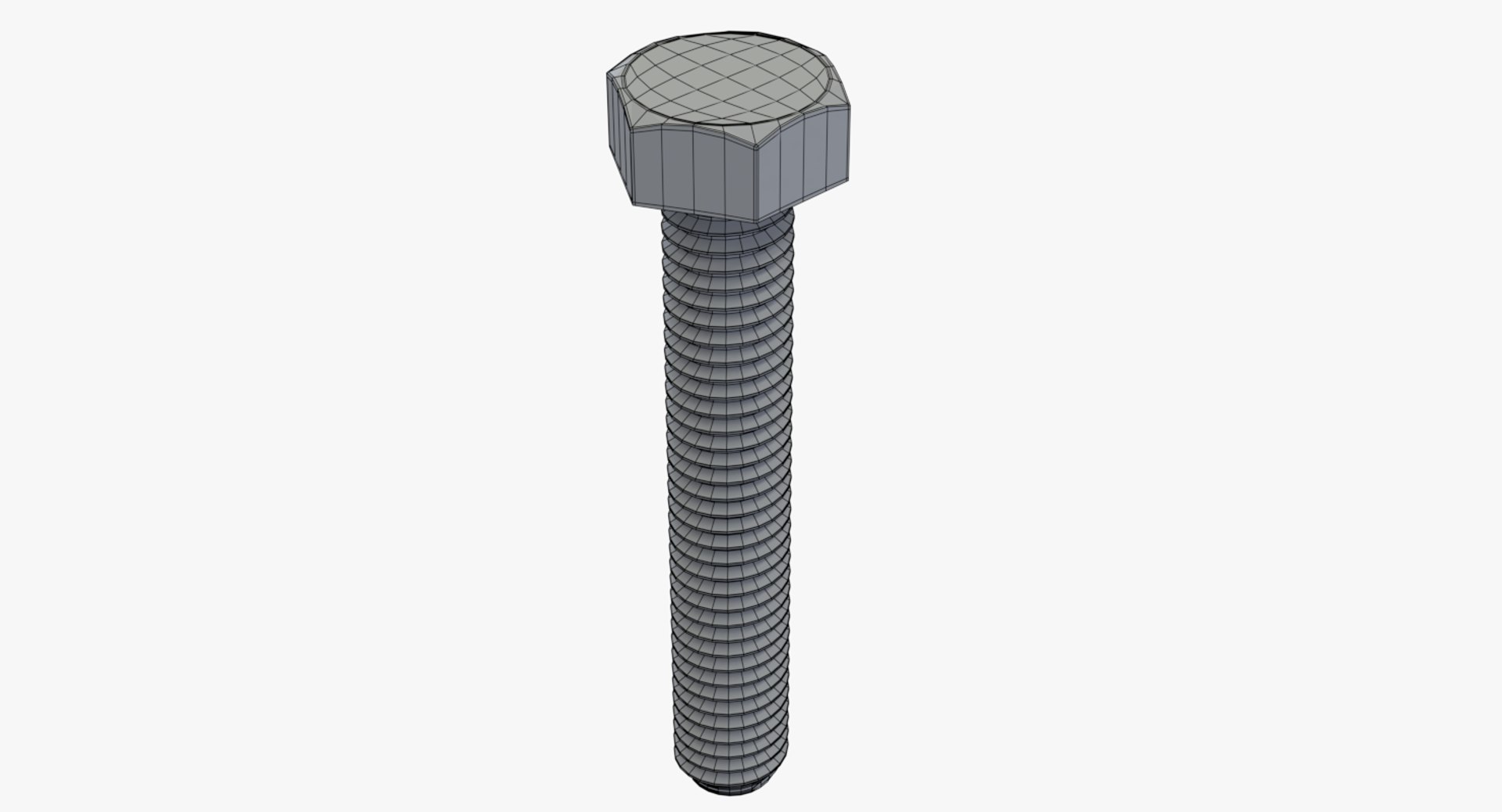 Hex Bolt M5x30 3D Model - TurboSquid 1366693