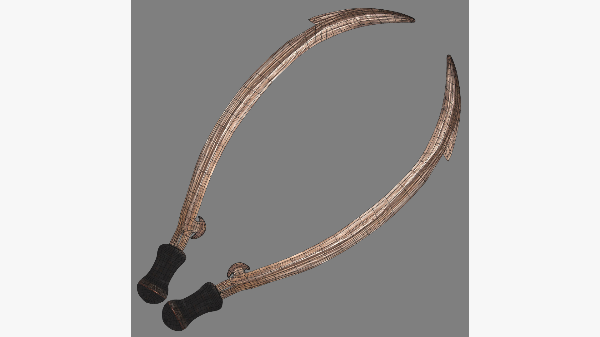 modelo 3d Mambele Hoz Espada Variación B - TurboSquid 1909747