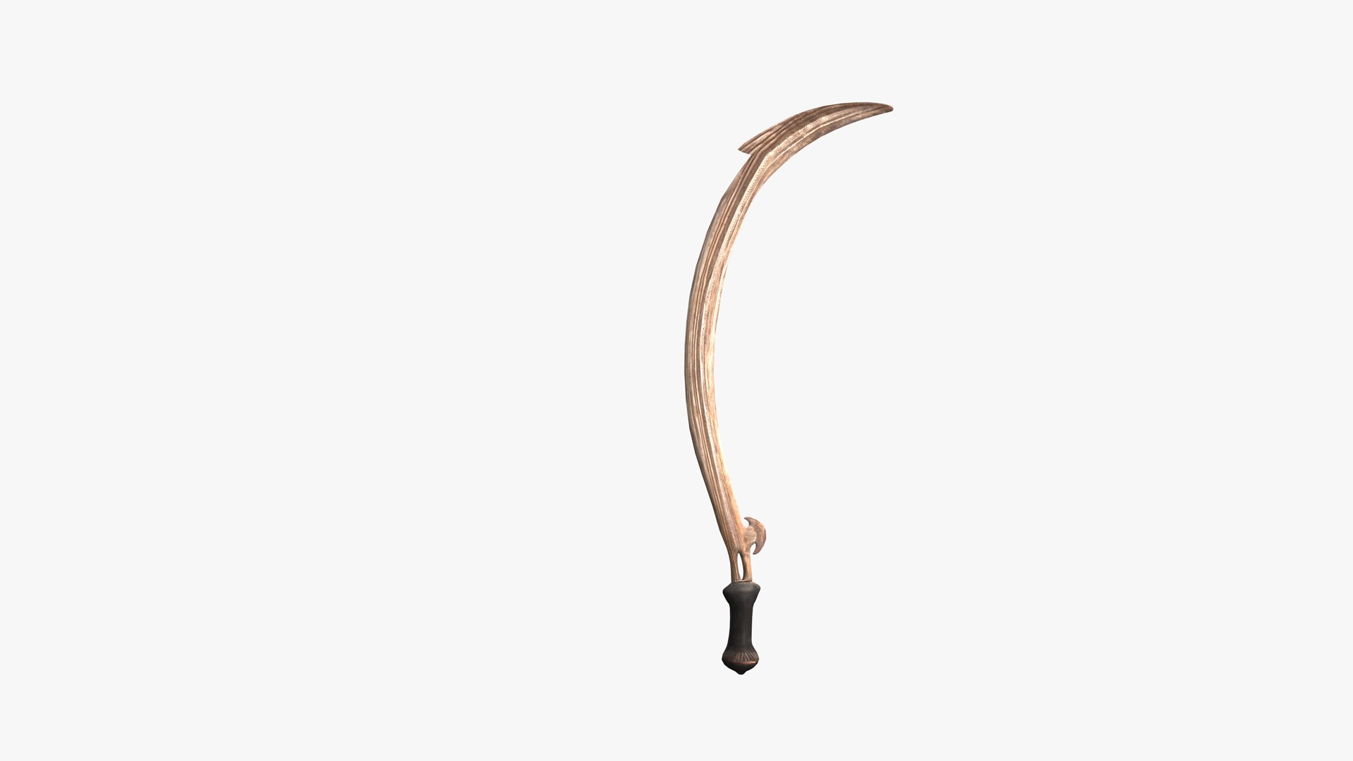 3D Mambele Sickle Sword Variation B - TurboSquid 1909747