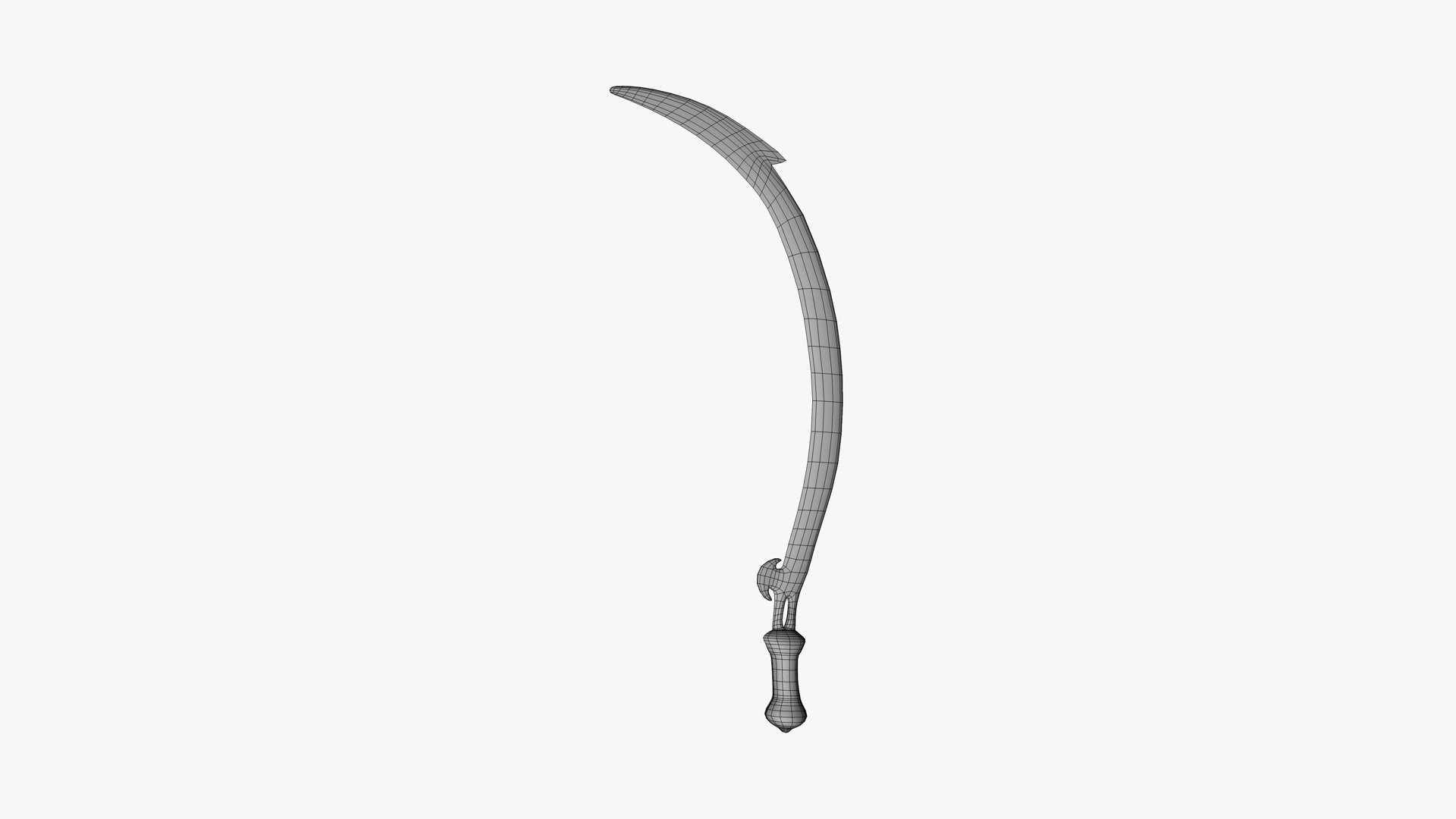 3D Mambele Sickle Sword Variation B - TurboSquid 1909747
