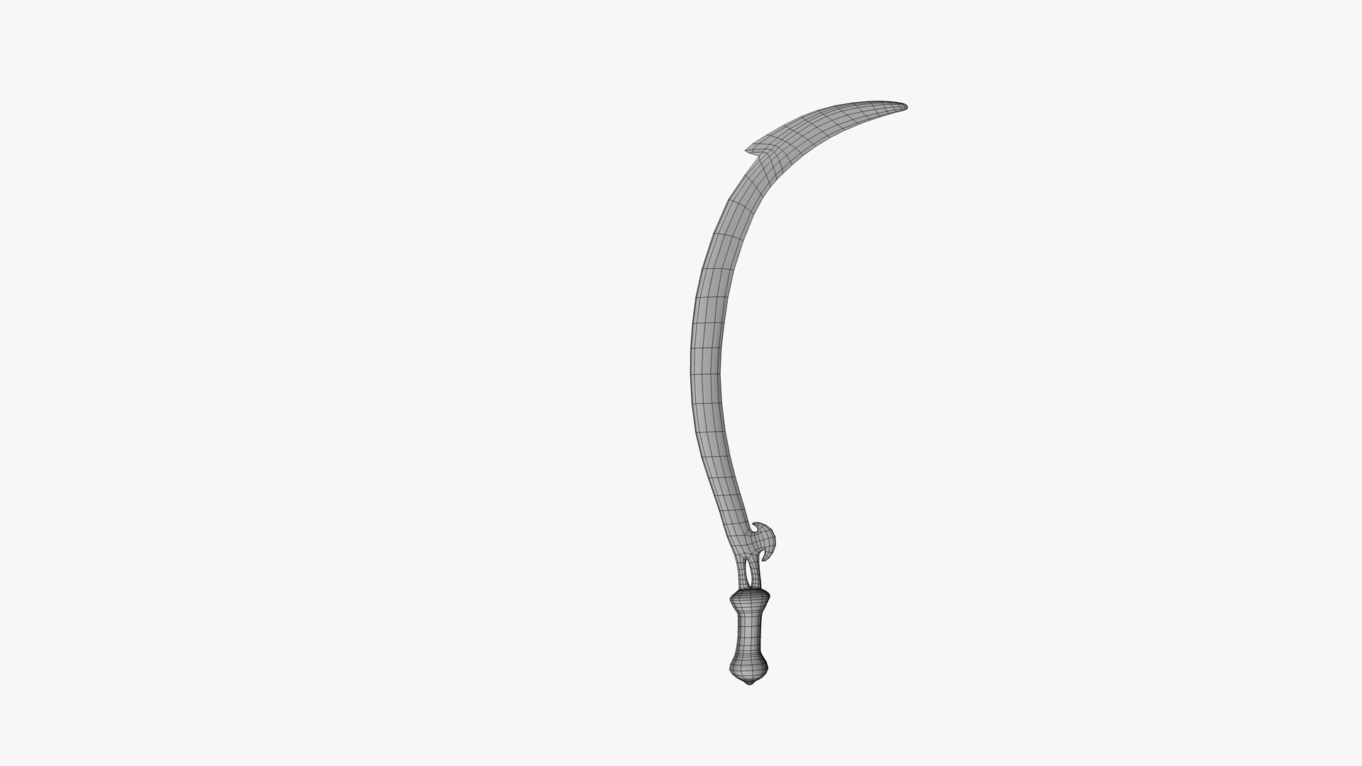 3D Mambele Sickle Sword Variation B - TurboSquid 1909747