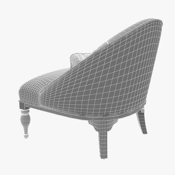 3D model chair curved seat - TurboSquid 1293074