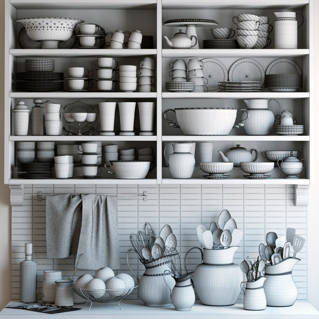 Tableware Bowl 3D Model - TurboSquid 1248975