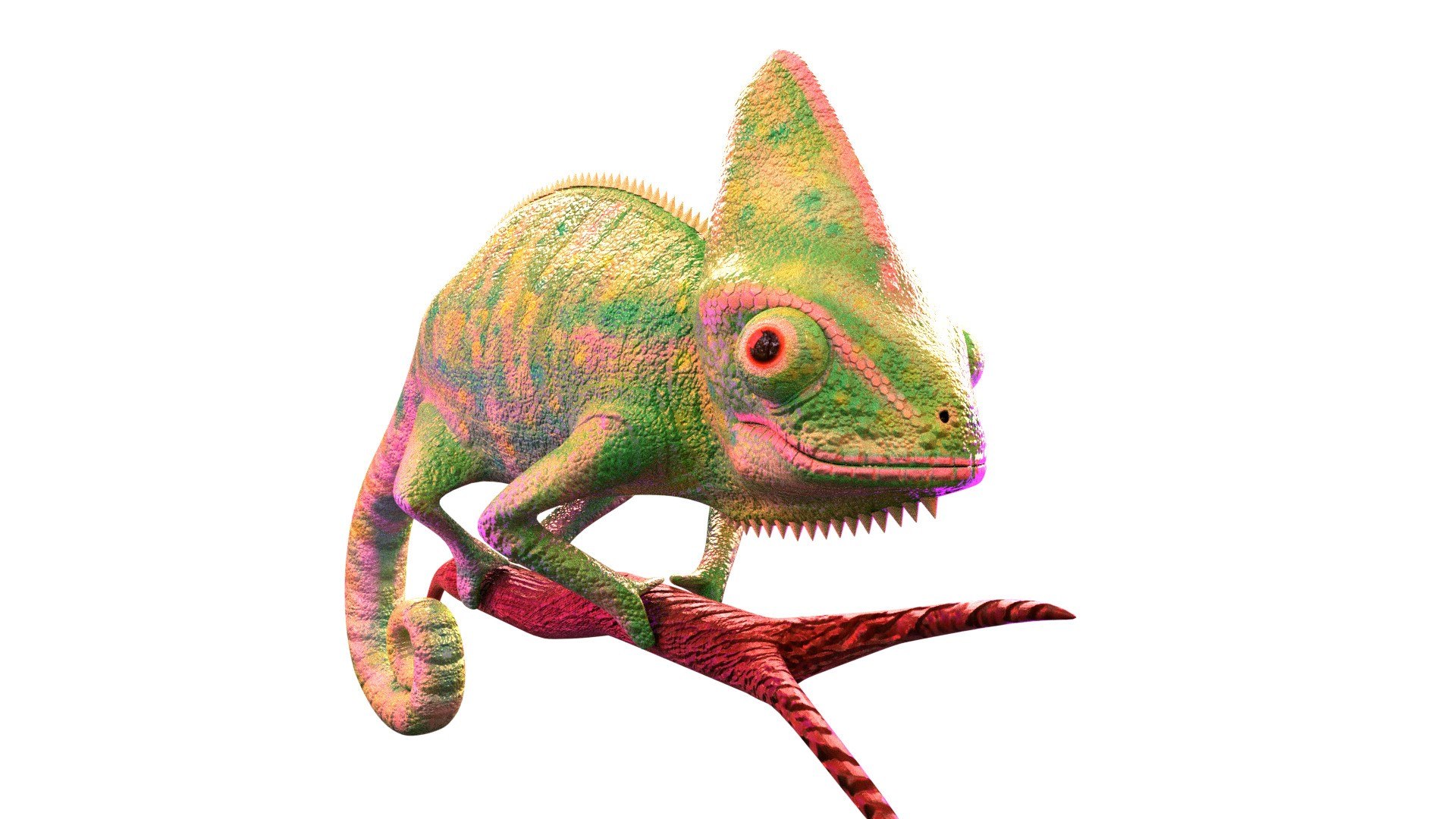3D Chameleon - TurboSquid 2207040