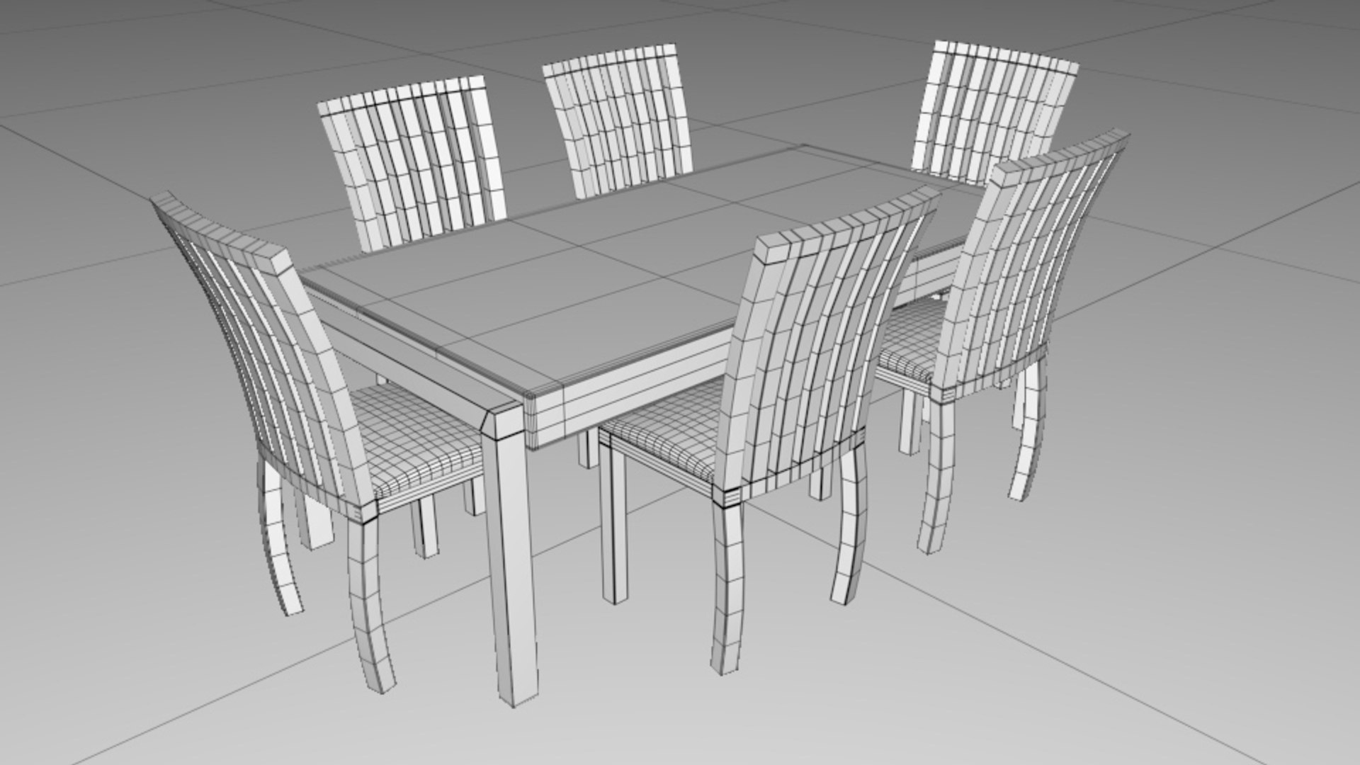 Dining Table 3D Model - TurboSquid 1322631